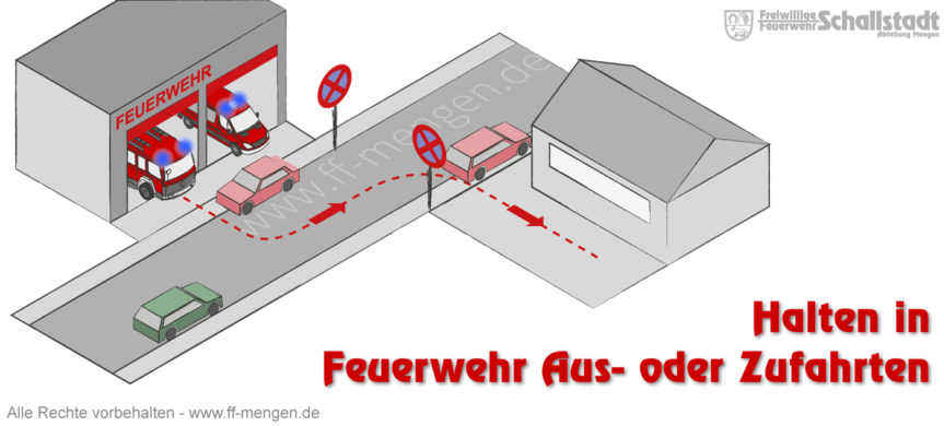 Freihalten von Zufahrtswegen, Fluchtwegen und Rettungsgasse ...